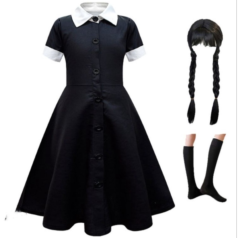 Jual KODE Y5H2 DRESS OUTHER BAJU ANAK TANGGUNG DEWASA FILM ADDAMS ...