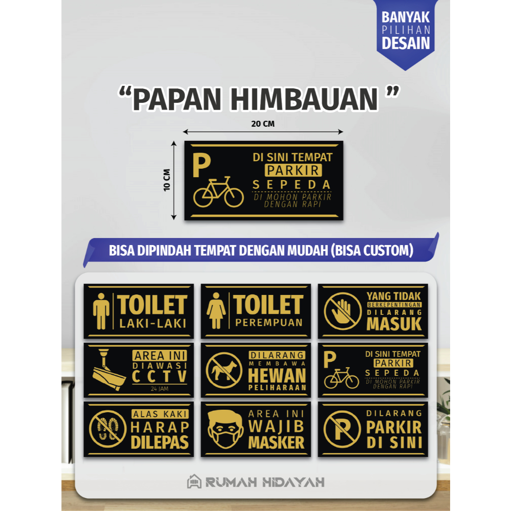 Jual SIGN kayu 10x20 Cm Hiasan Dinding Tempel Variasi Tanda Pintu Kamar ...