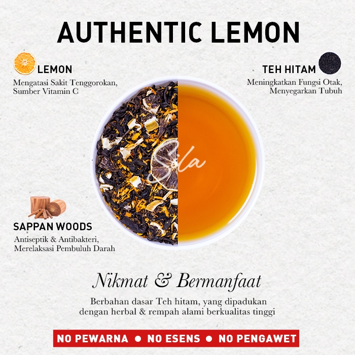 Jual Sila - Authentic Lemon - Daily Gourmet - Artisan Tea Blend - Cafe ...