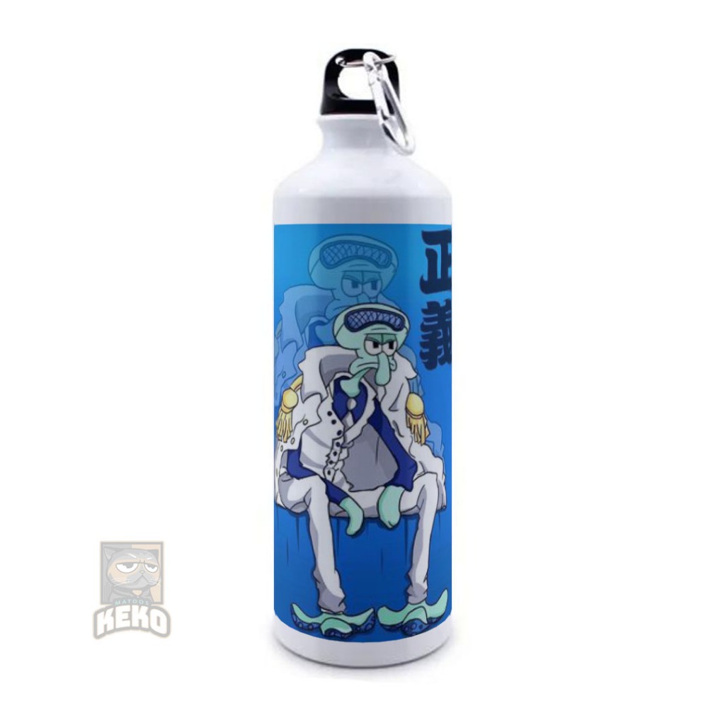 Jual Botol Sport ONE PIECE Squidward Tentacles x Kuzan | Shopee Indonesia