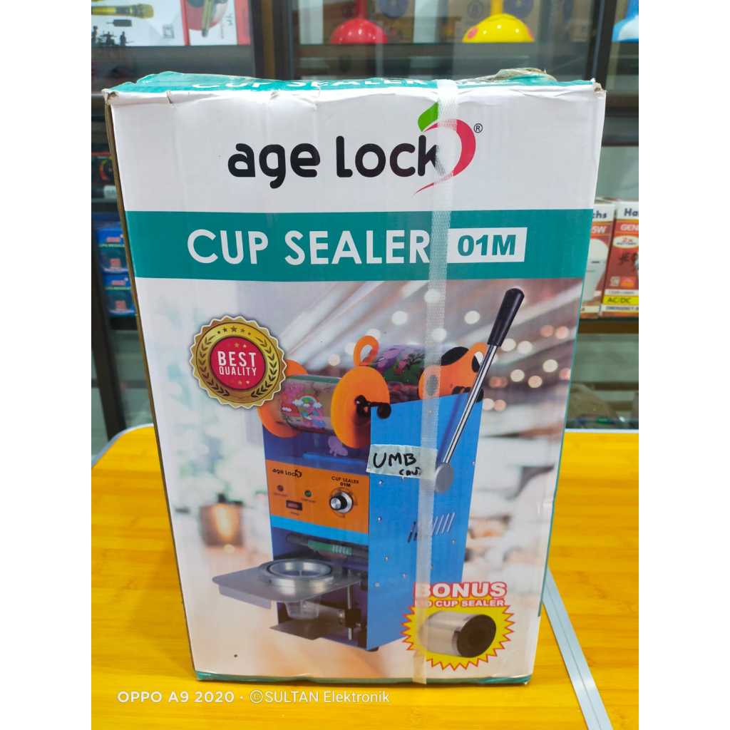 Jual Age Lock 01M Cup Sealer Penyegel Gelas Plastik (TMG) | Shopee ...