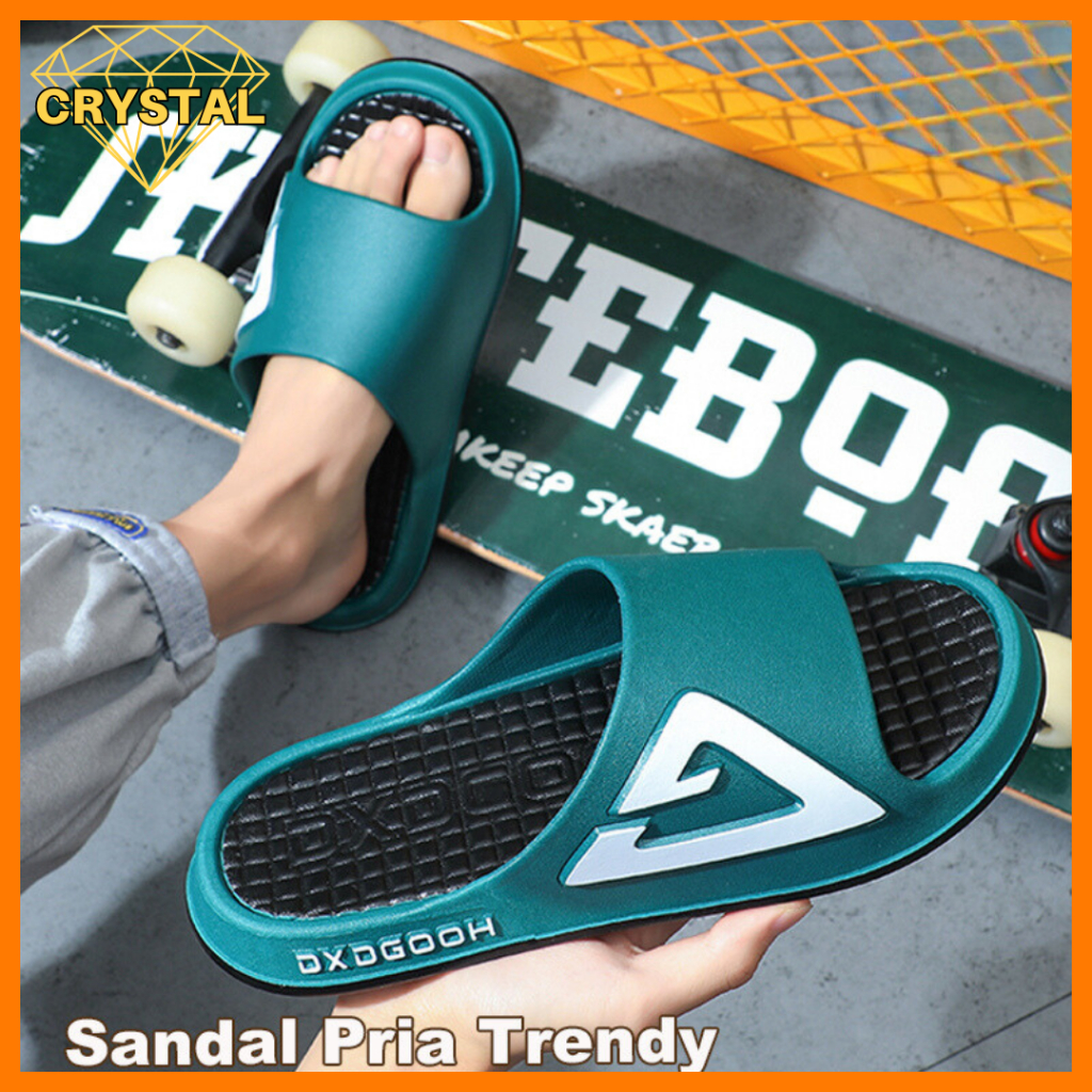Jual Sandal 8806 Pria Wanita Segitiga Sendal Rumah Slop Slip On Bahan ...