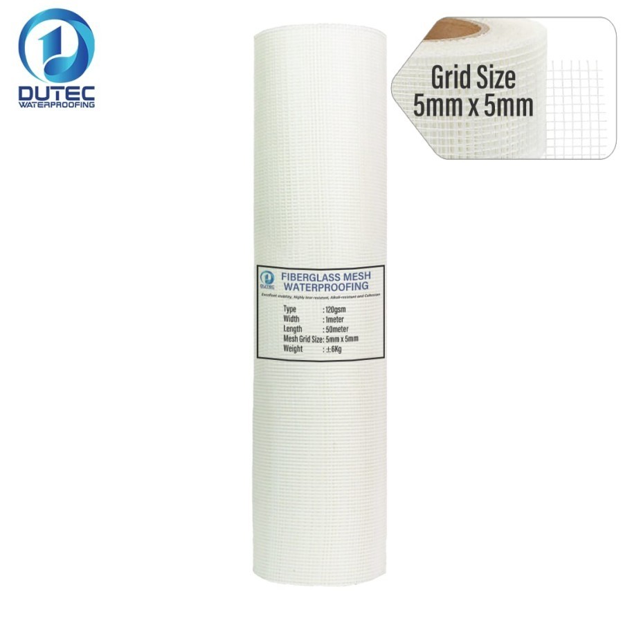 Jual Fiberglass Mesh Kawat Waterproofing Jaring Net Plastik Polyester ...