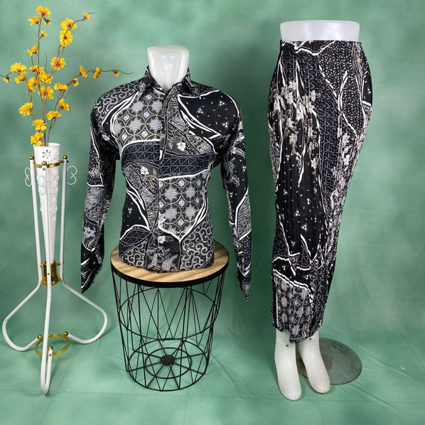 Jual BINTANG BATIK BATIK COUPLE BAJU BATIK COUPLE BATIK SET BATIK ...