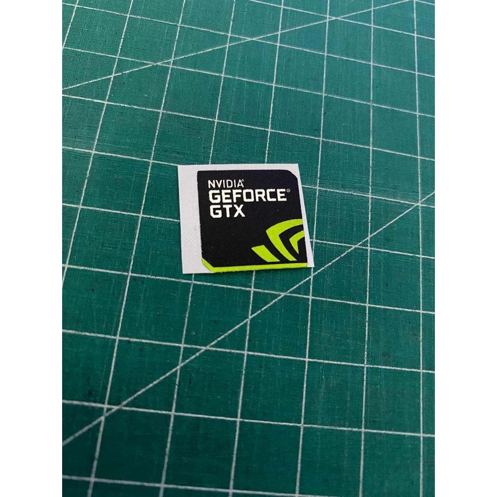 Jual Stiker Nvidia Geforce GTX Black Mengkilat | Shopee Indonesia