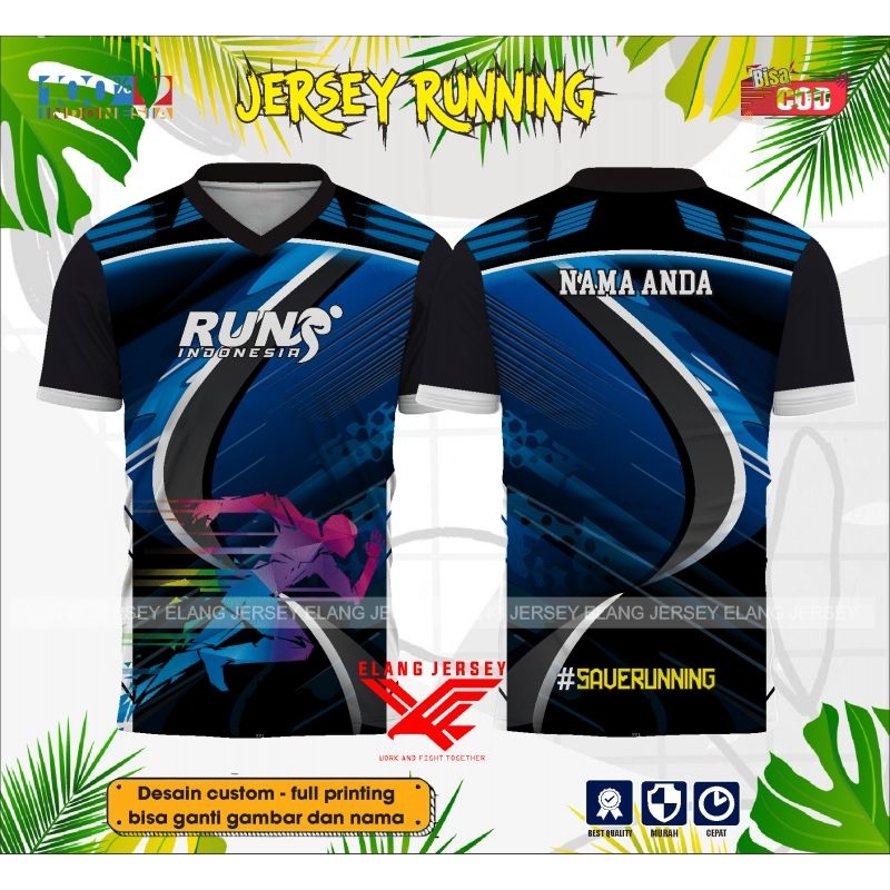 Jual JERSEY RUNNING CUSTOM FULL PRINTING | Shopee Indonesia
