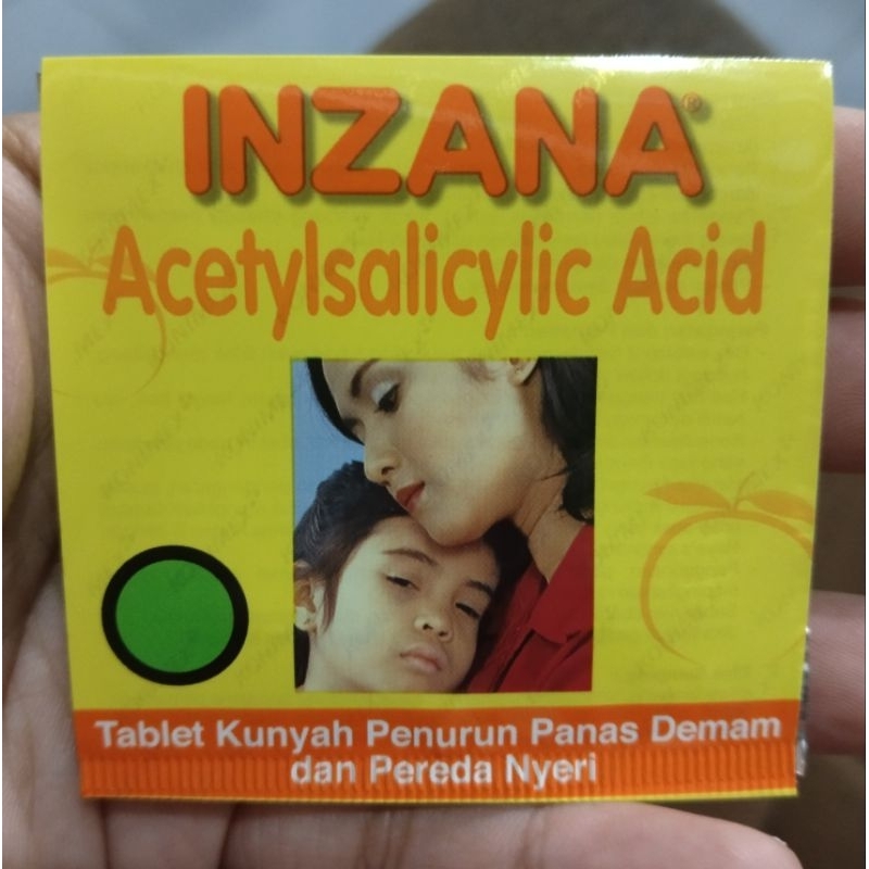 Jual INZANA 1STRIP ISI 4 TABLET OBAT DEMAM ANAK/OBAT PENURUN PANAS ...