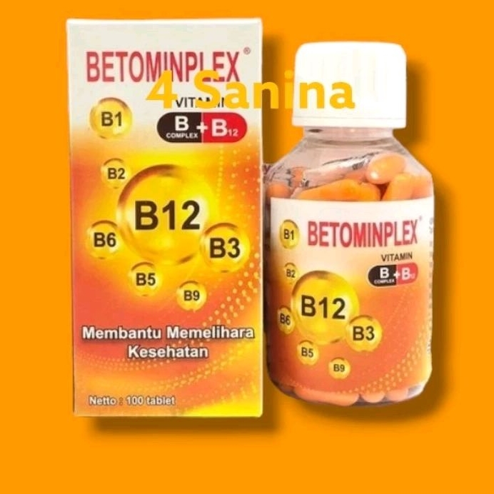 Jual BETOMINPLEX 100 TABLET VITAMIN B COMPLEX B12. | Shopee Indonesia