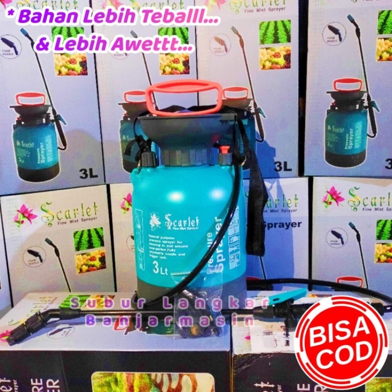 Jual SEMPROTAN SPRAYER POMPA TABUNG 3 LITER + BUSA SALJU | Shopee Indonesia
