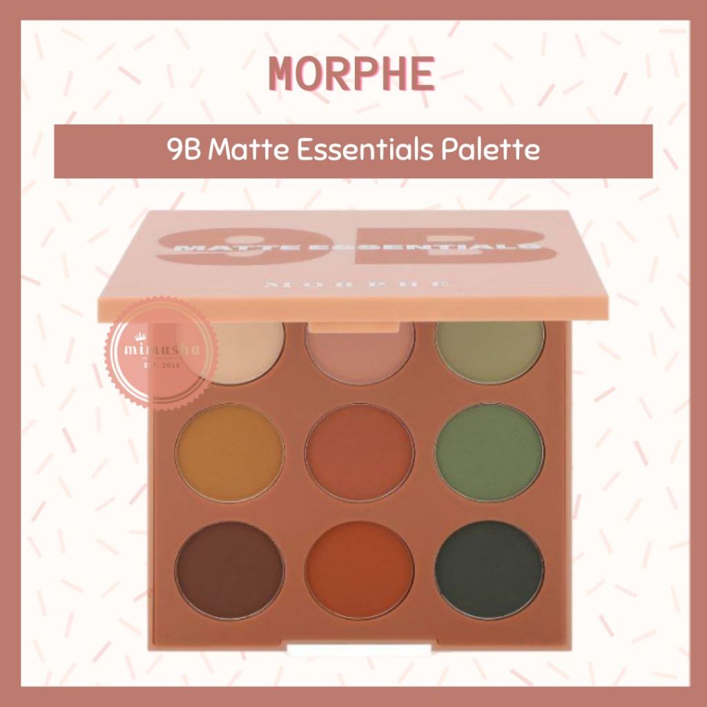 Jual Morphe Artistry Eyeshadow Palette 9 - 9B Matte Essentials | Shopee ...