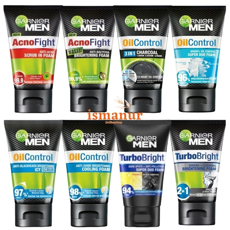 Jual GARNIER MEN Face Wash 100ml | Shopee Indonesia