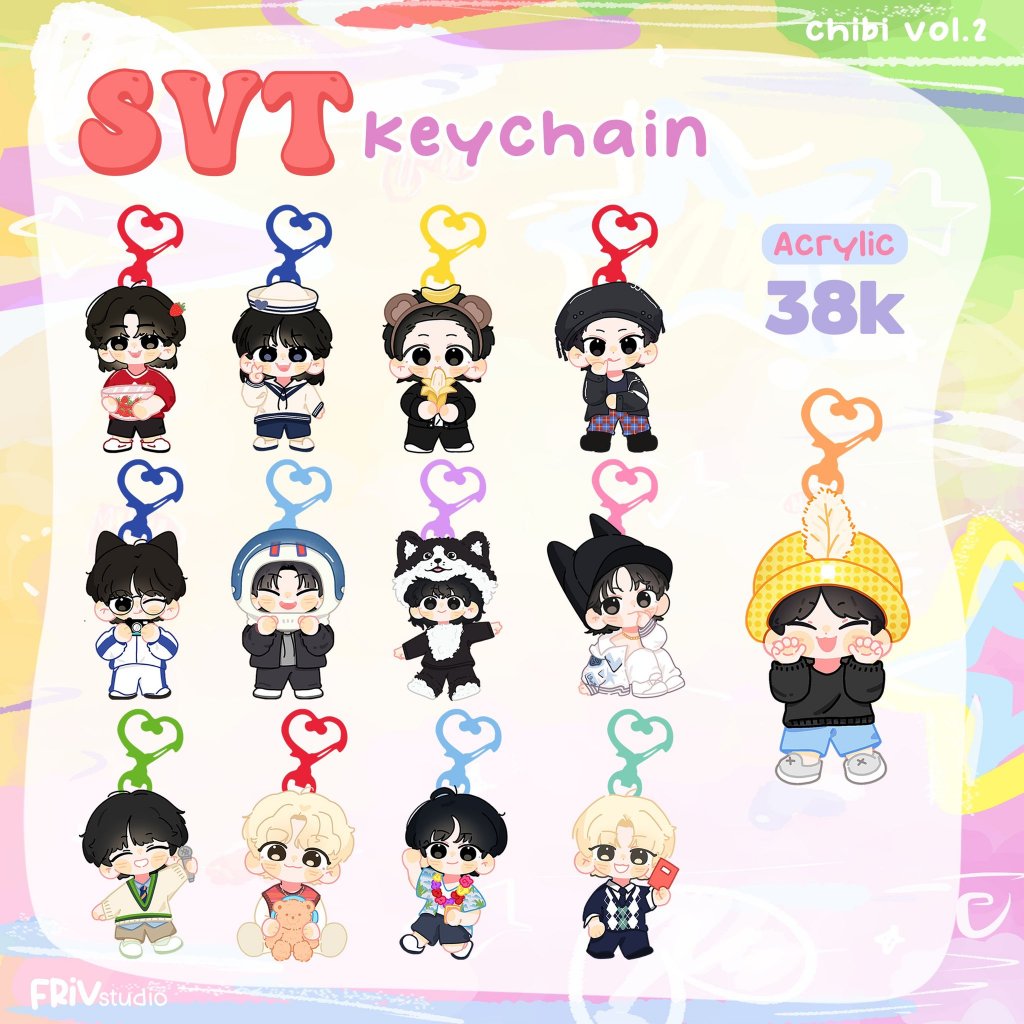 Jual SEVENTEEN CHIBI KEYCHAIN VOL.2 | Shopee Indonesia