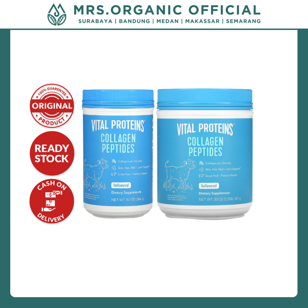 Jual Suplemen Fitnes Collagen Peptides Unflavored Vital Protein ...