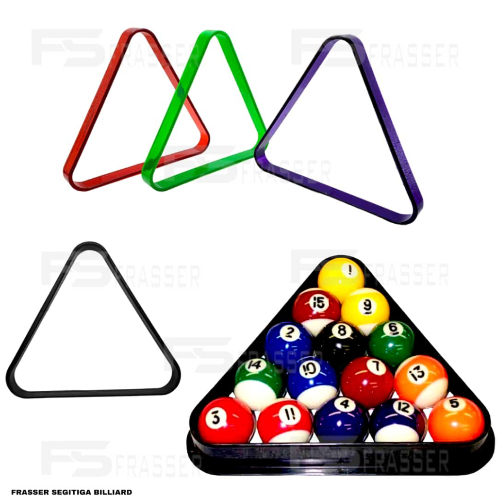 Jual Frasser Segitiga Billiard Triangle Billiard Ball Rack Segitiga ...