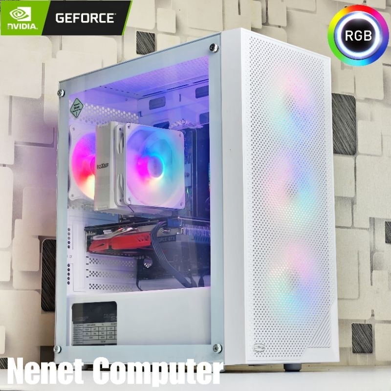 Jual PC FULL SET - PC Gaming Core i5 10400f | GTX 1650 4GB | LED 24" | NVMe | Shopee Indonesia