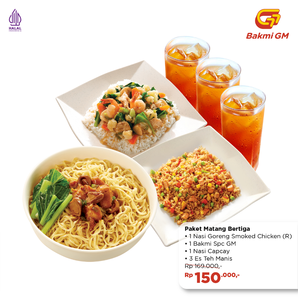 Jual Bakmi GM - Paket Makan Bertiga (Matang) | Shopee Indonesia