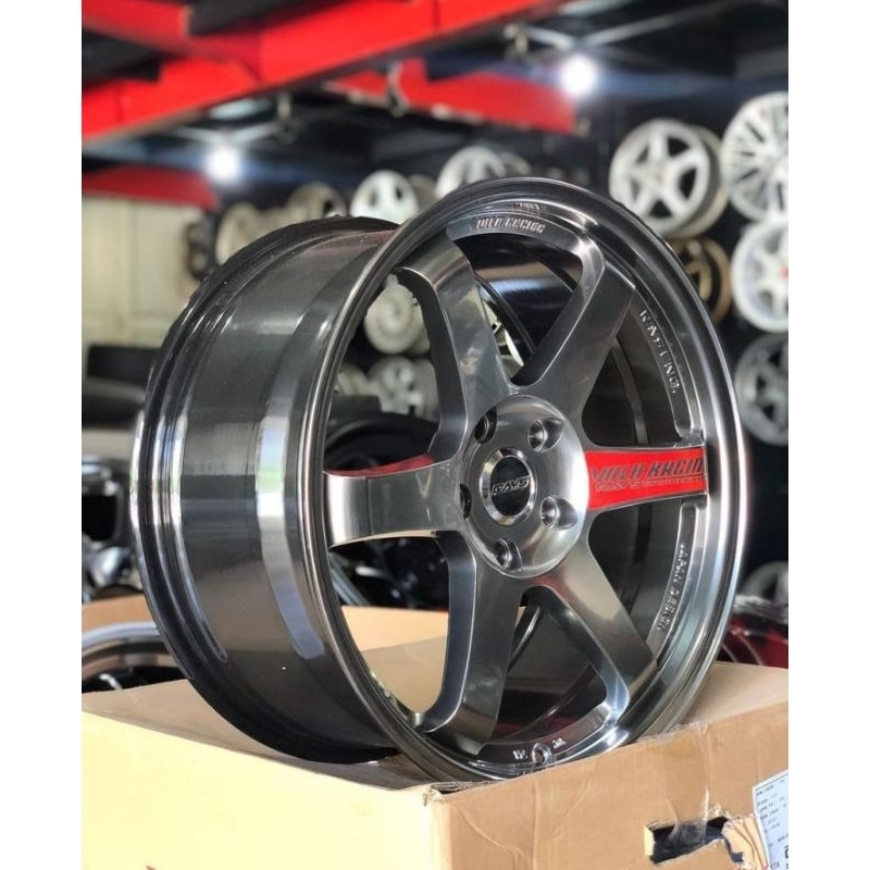 Jual Velg Rays TE37 SL R18 Hyper Black (NEW) | Shopee Indonesia