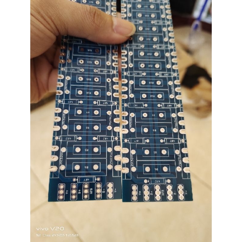 Jual PCB TR Final 7 set toshiba Combo Dauble layer tr final power ampli ...