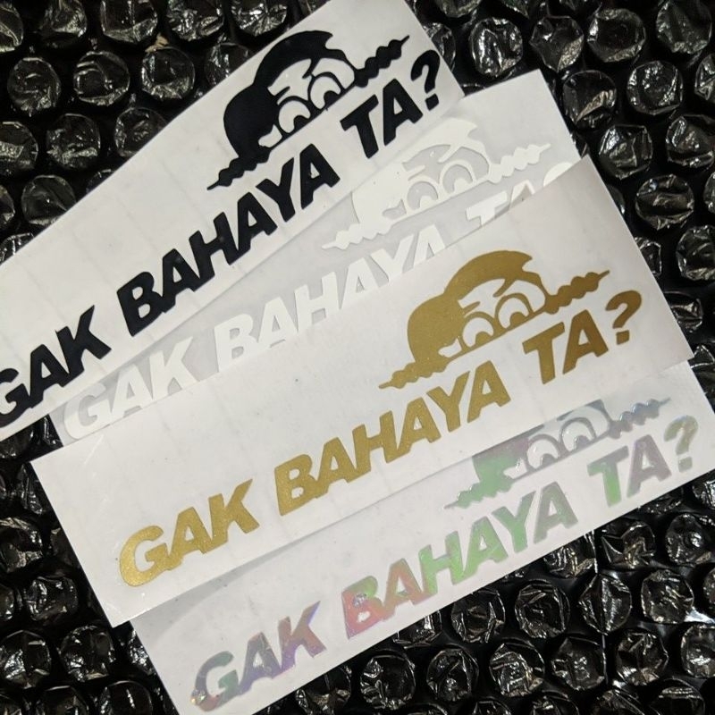 Jual Sticker sticker Gak Bahaya Tah ngintip JDM | Shopee Indonesia