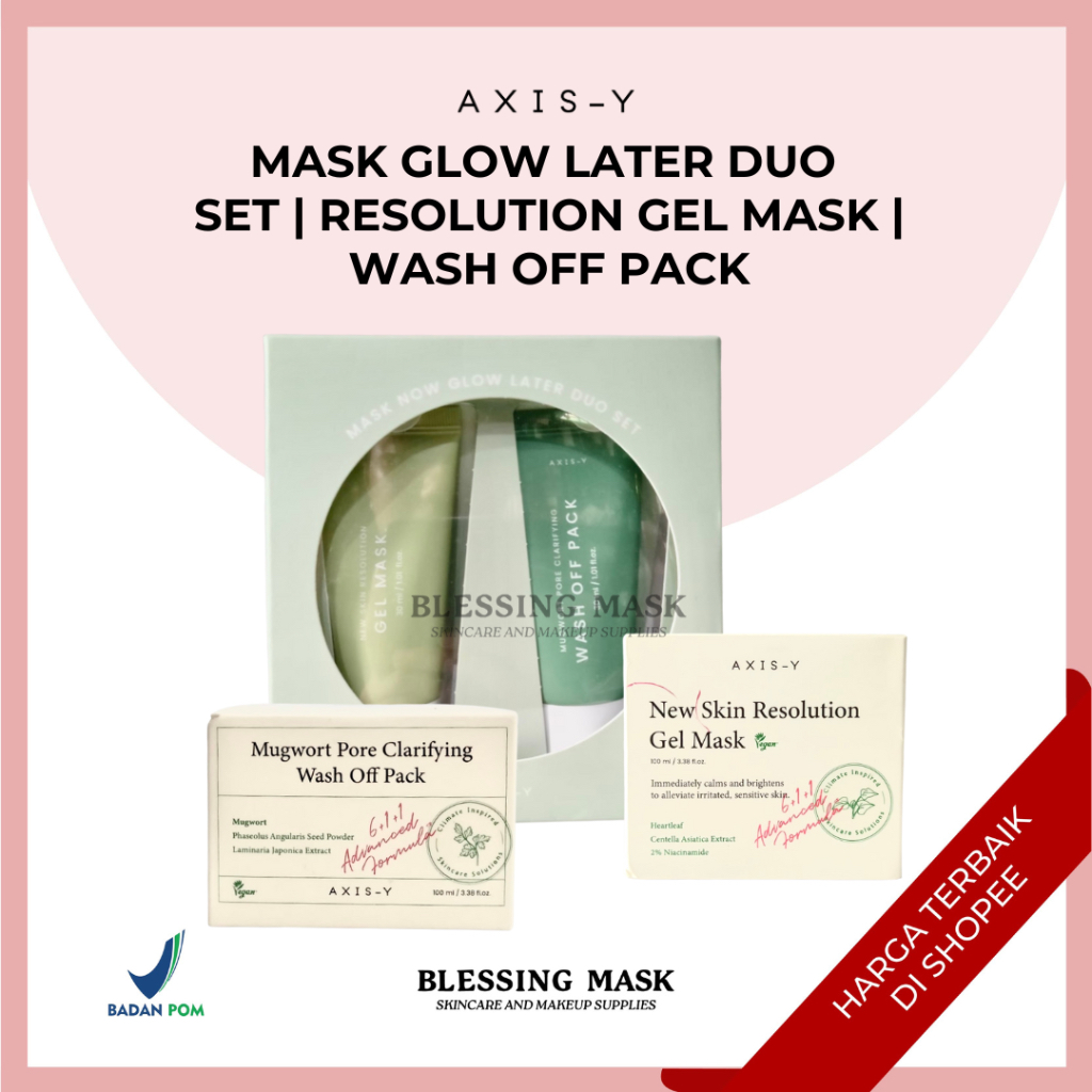Jual AXIS-Y Mugwort Pore Clarifying Wash-Off Pack 100mL | Axis-Y New ...