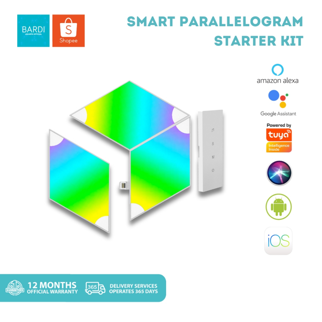 Jual BARDI Smart Parallelogram Panel Starter Kit | Shopee Indonesia