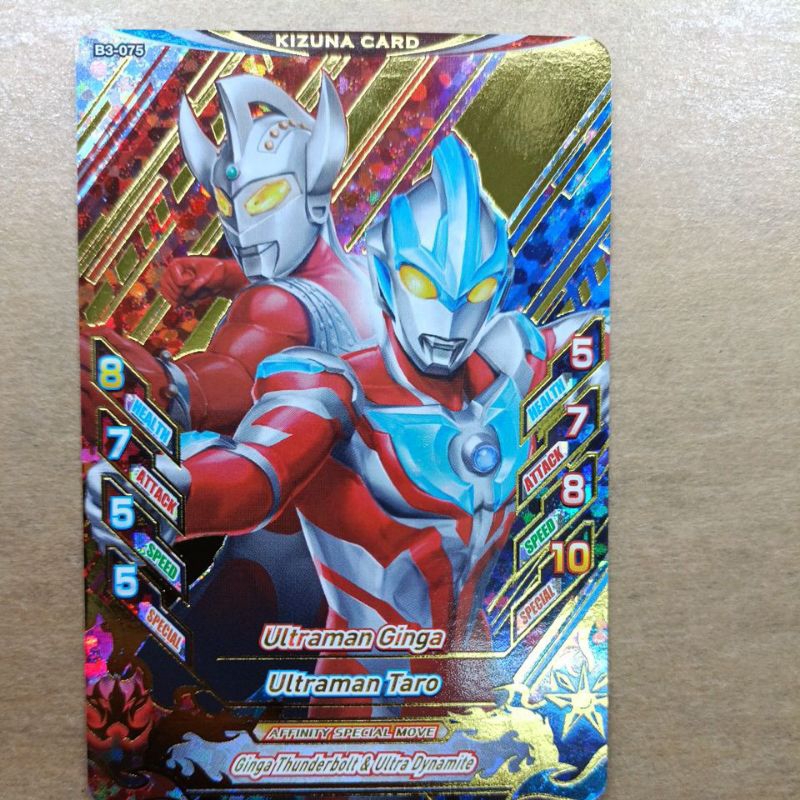 Jual Kartu Ultraman Kizuna Card Ultraman Ginga & Ultraman Taro B3-075 ...