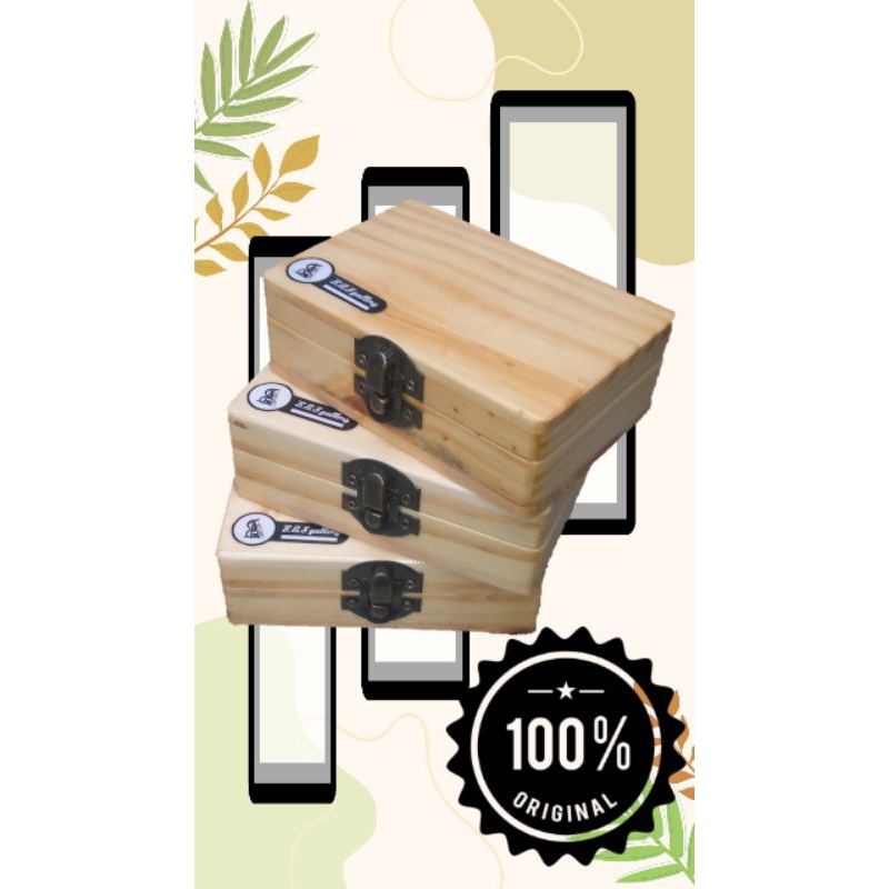 Jual [B.A.S]slepen/box kayu/kotak lintingan/jati belanda | Shopee Indonesia