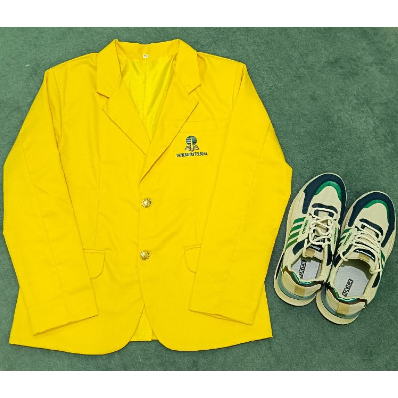 Jual ALMET UT JAS ALMAMATER UNIVERSITAS TERBUKA ORI KUNING ALMET KUNING ...