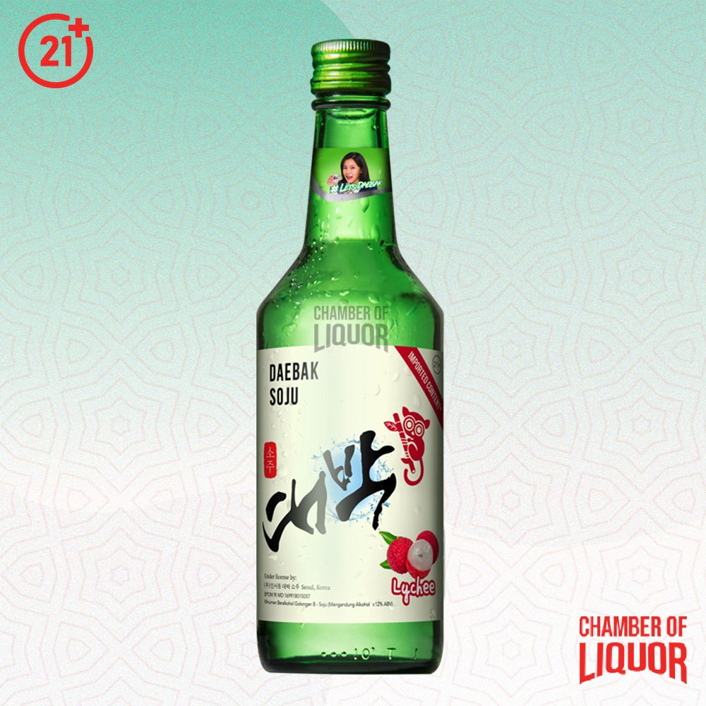 Jual Daebak Soju Lychee / Leci 360ml | Shopee Indonesia