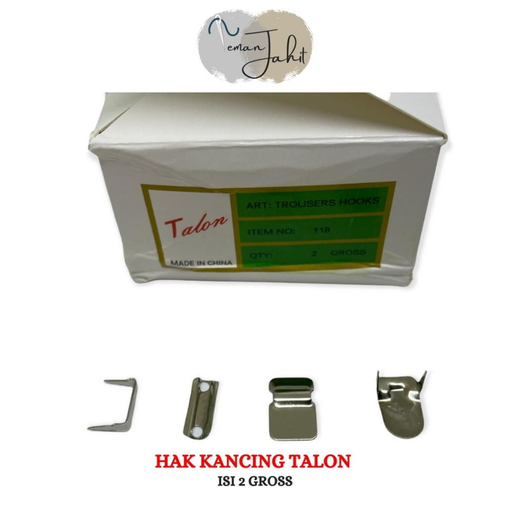 Jual Hak Talon Celana / Kancing Kait Rok Celana Sekolah / Dinas ...