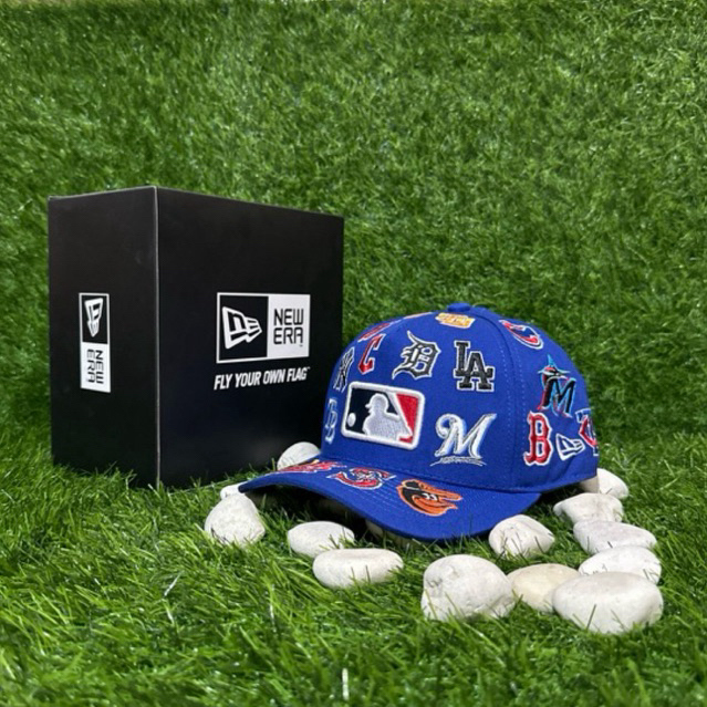 Jual Logo MLB Bordir Full Time / Biru Topi Premiu | Shopee Indonesia