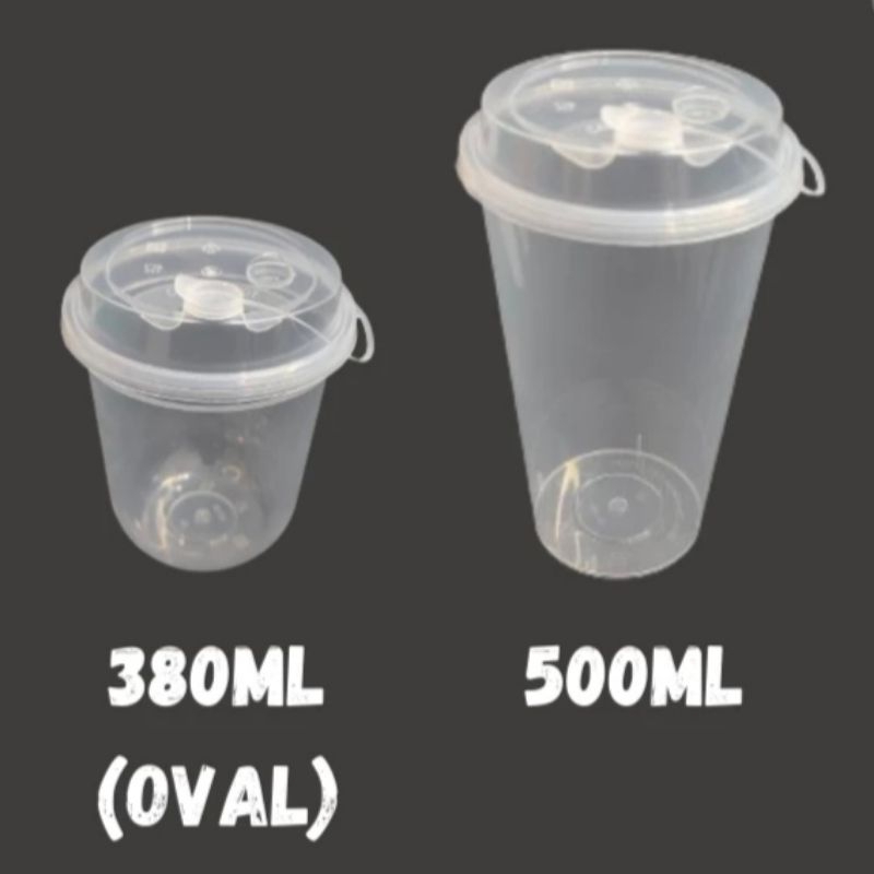 Jual Thinwall Cup Injection PP Tebal Tutup Sambung Oval 12 OZ (380ML) Datar 14 OZ (400ML) Datar ...