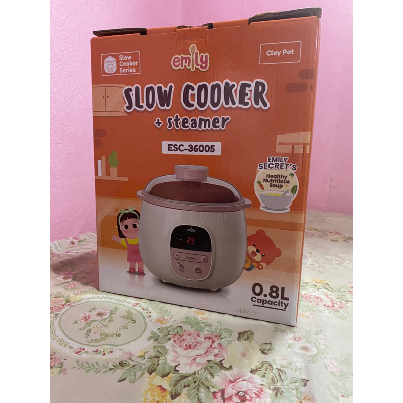 Jual Emily ESC-36005 Slow Cooker + Steamer 0.8L | Shopee Indonesia
