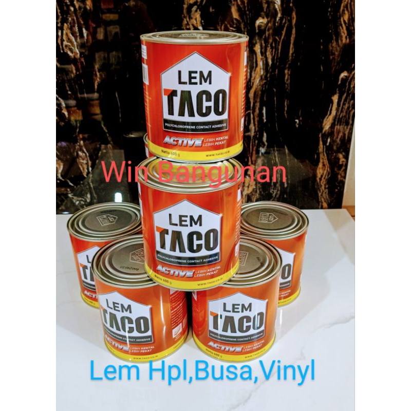 Jual Lem Active Taco 2.5kg,600gr/Lem Hpl/Lem Busa/Lem Karpet/Lem ...