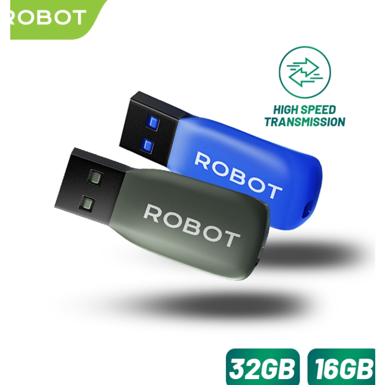 Jual ROBOT USB Flashdisk 16GB 32GB RMF616/RMF632 All Metal High Speed ...