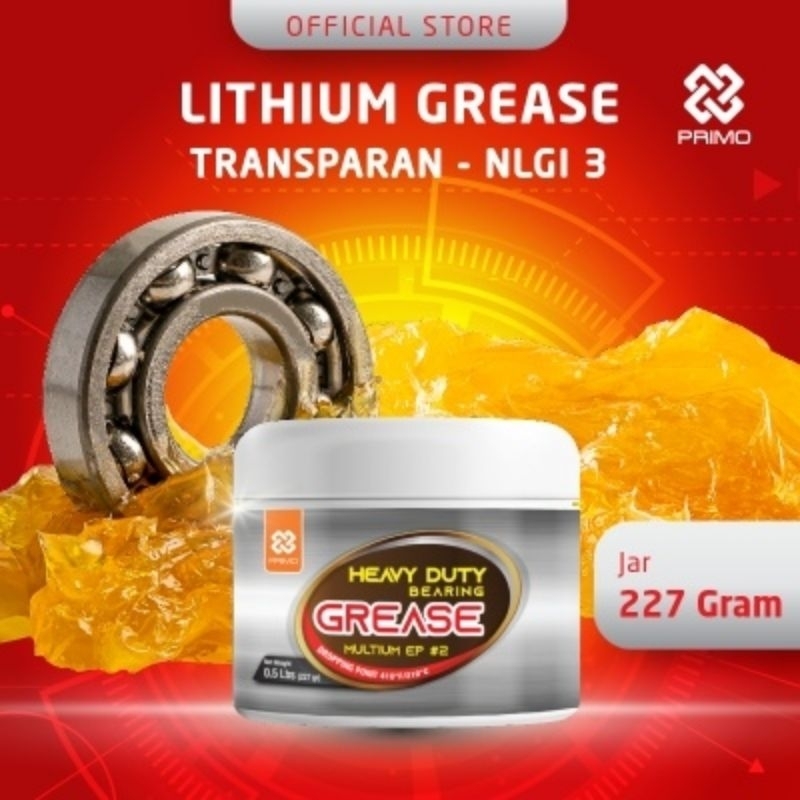 Jual GREASE GEMUK STEMPET LITHIUM NLGI 2 PRIMO HITEMP 210°C HEAVY DUTY ...