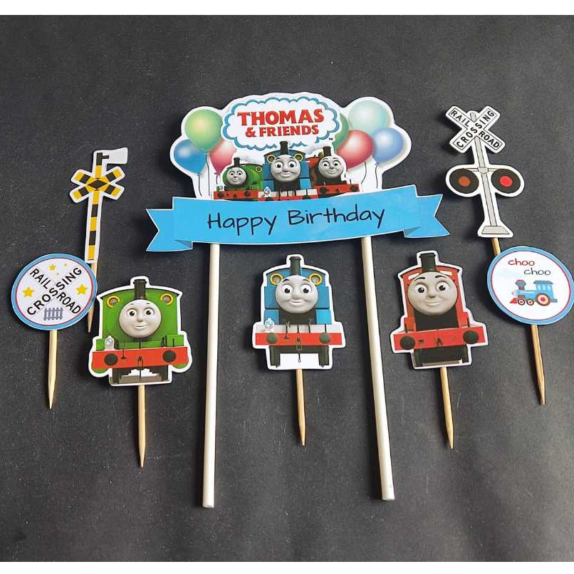 Jual topper thomas kereta api hiasan kue happy birthday | Shopee Indonesia