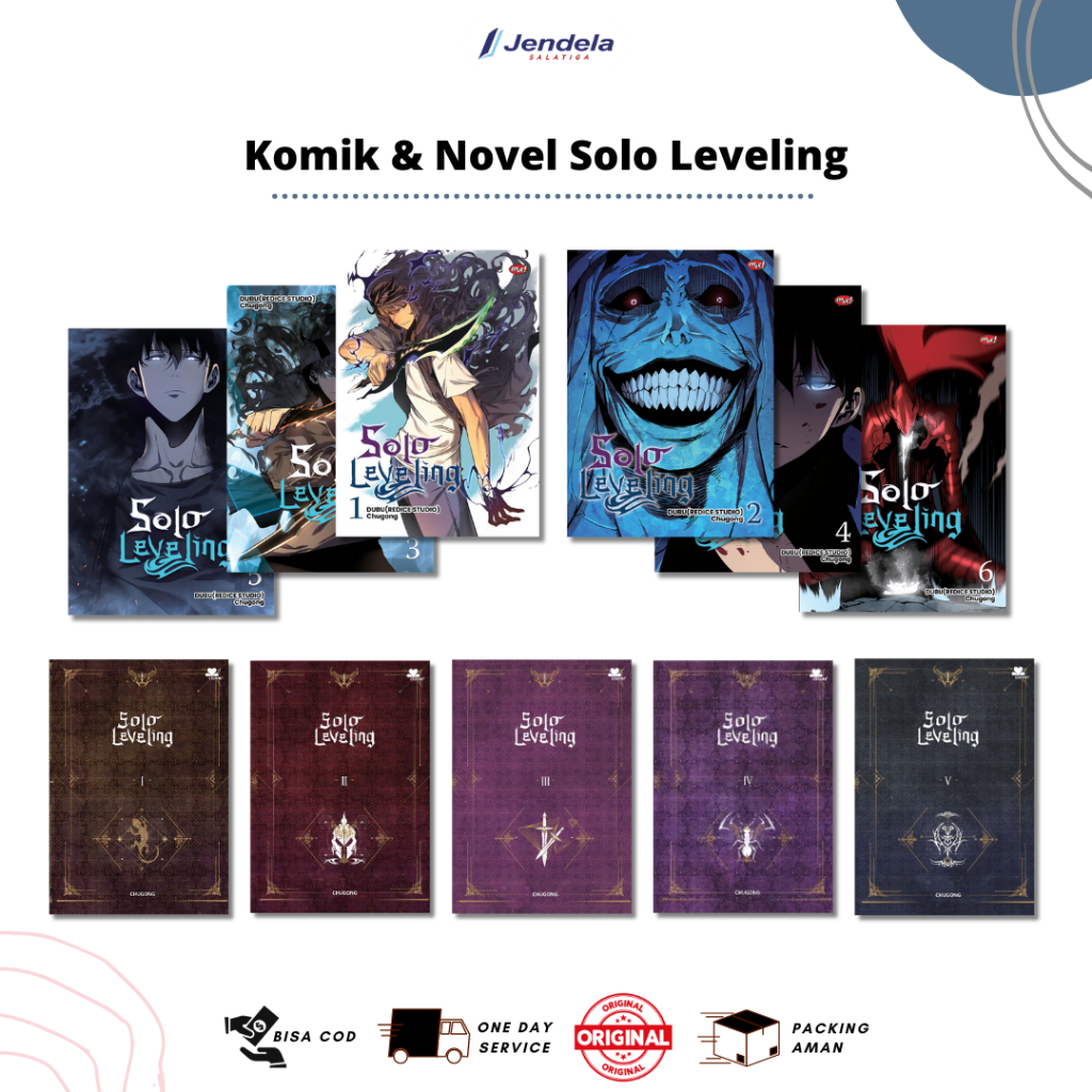 Jual Light Novel Solo Leveling dan Komik Solo Leveling 7 by Chugong ...