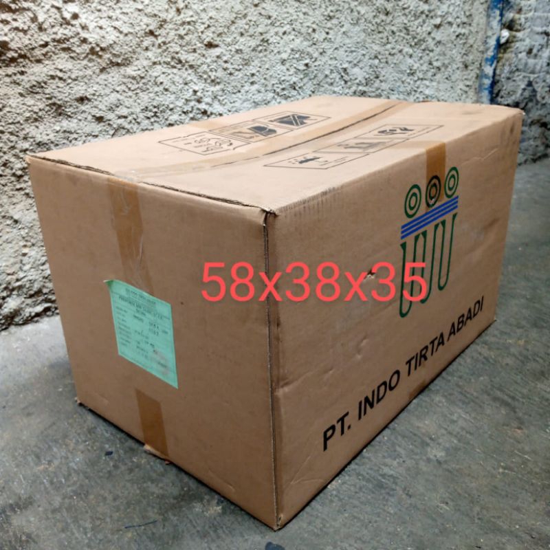 Jual KARDUS PACKING BEKAS/BERSIH/TEBAL/2 PLAY/UKURAN 58X38X35 CM | Shopee Indonesia