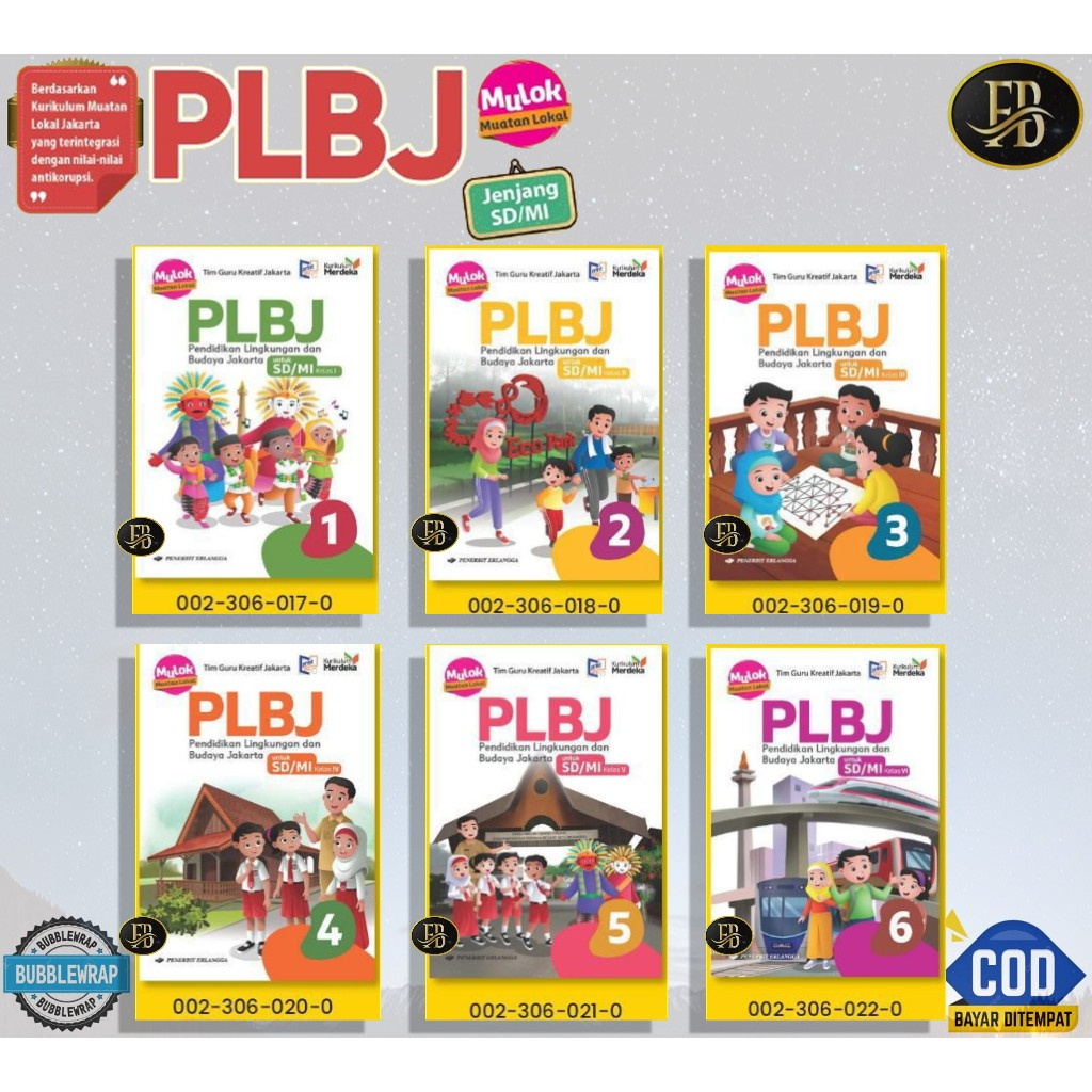 Jual [Penerbit Erlangga] PLBJ Kelas 1,2,3,4,5, & 6 Kurikulum merdeka ...