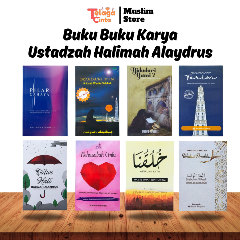 Jual [ DIJAMIN ORIGINAL ] Buku - Buku Karya Ustadzah Halimah Alaydrus Assalamualaikum tarim ...