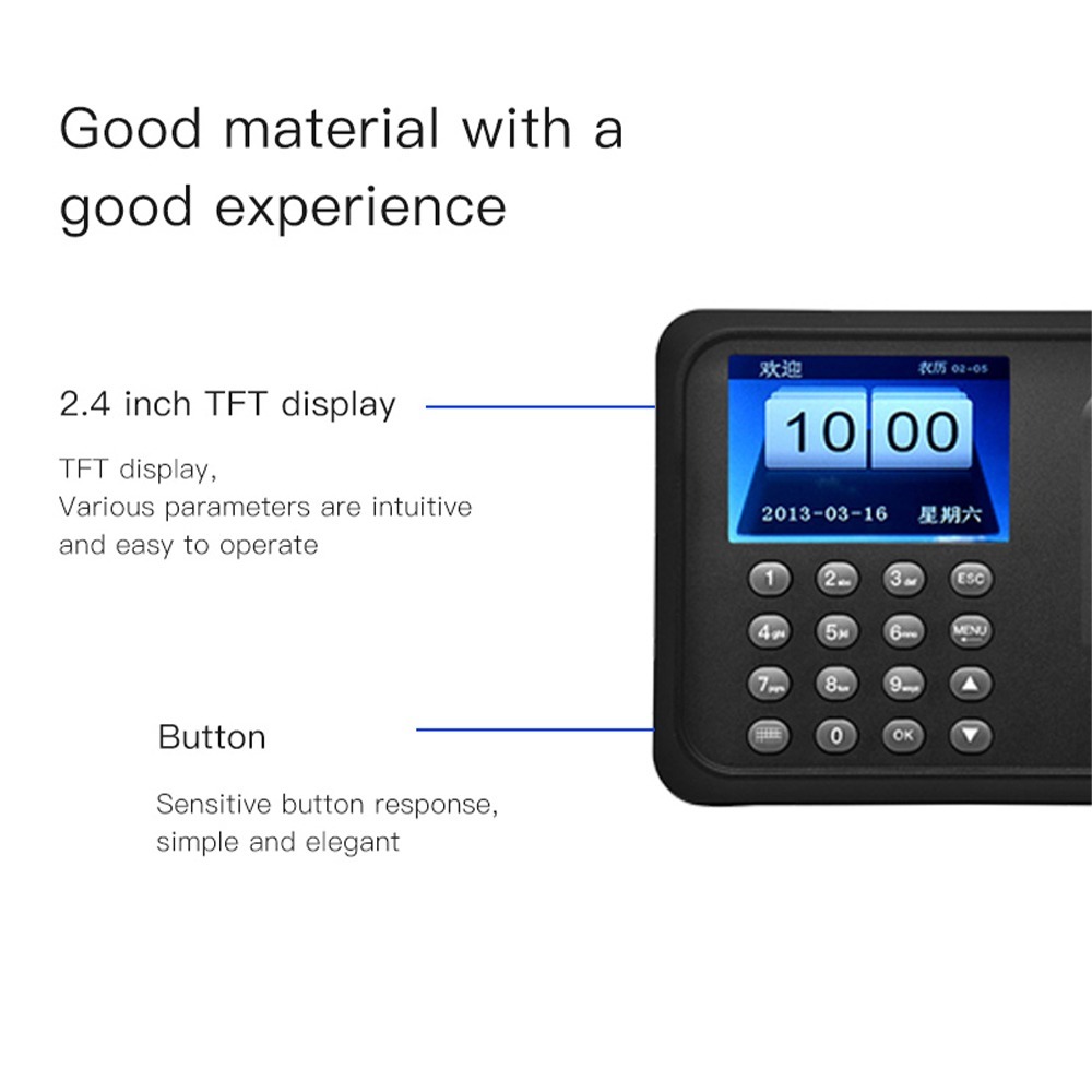 Jual Mesin Absen Sidik Jari Absensi Karyawan Attendance Fingerprint ...