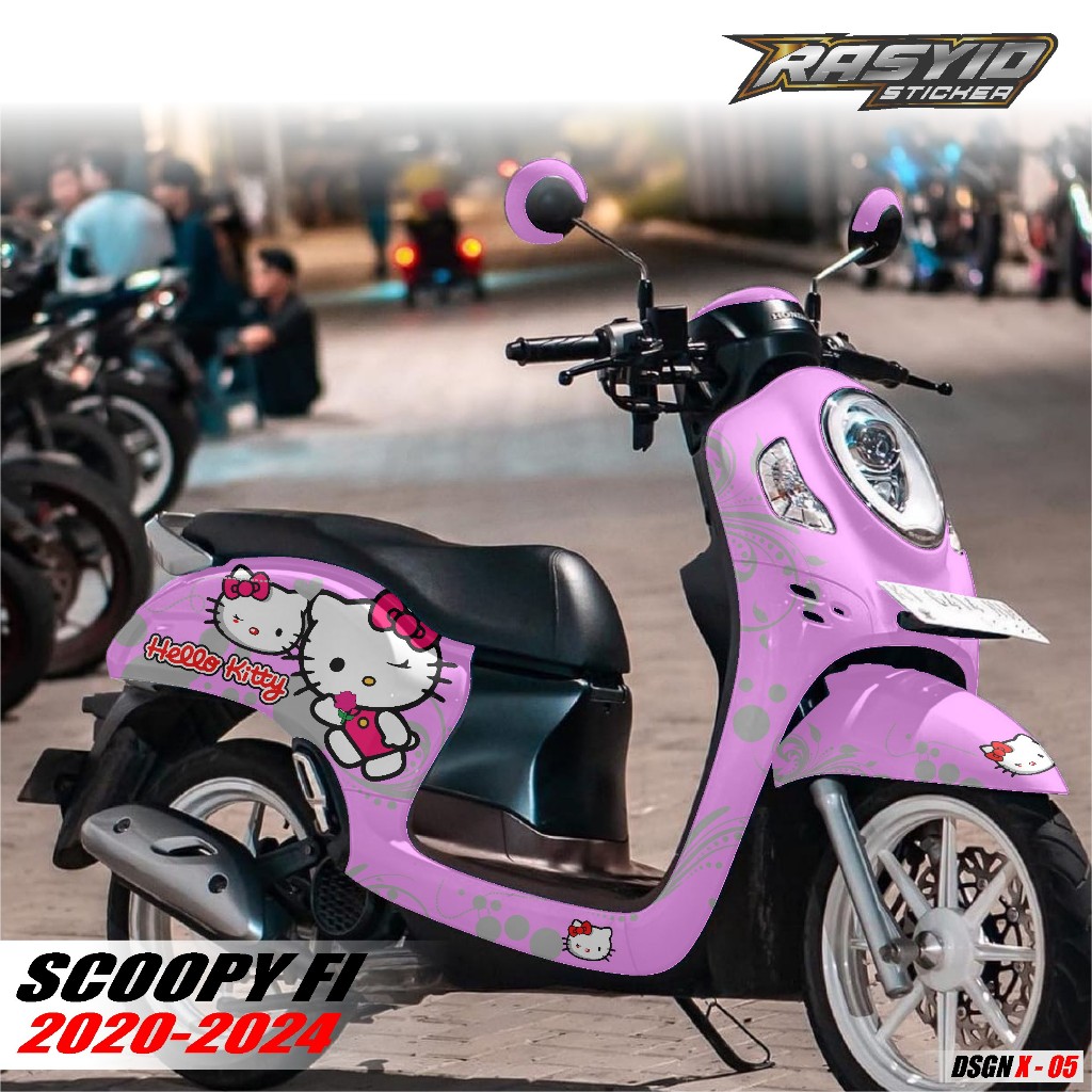 Jual Sticker Decal Motor Honda Scoopy Prestige 2020 2021 2022 2023 2024 ...