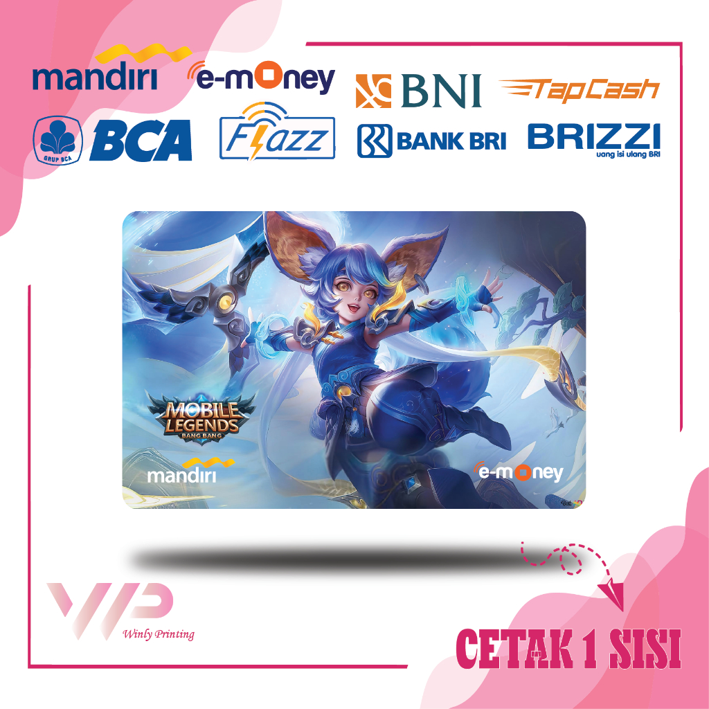 Jual KARTU EMONEY MOBILE LEGENDS NANA AQUA PURA MANDIRI FLAZZ BCA GEN 2 ...