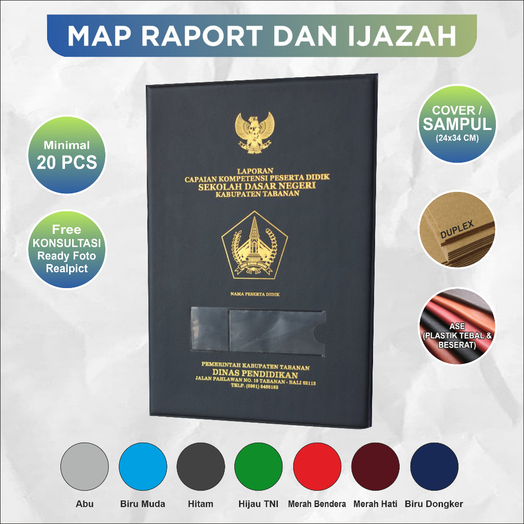 Jual Map Raport Ijazah Hotprint K13 Sampul Raport Map Hotprint