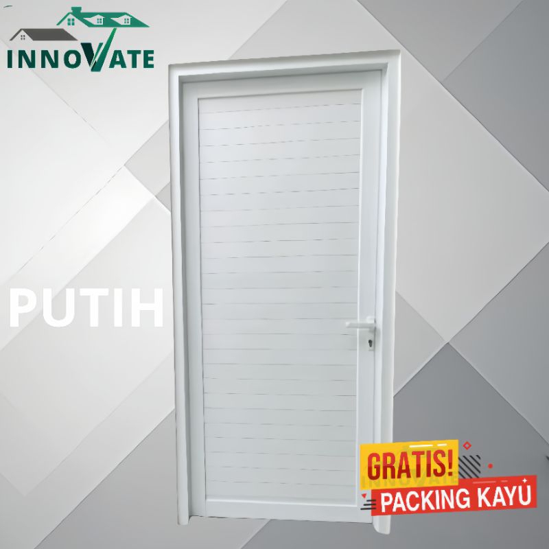 Jual Pintu + kusen aluminium spanrel double 200 x 80 ,GRATIS BUBBLE ...