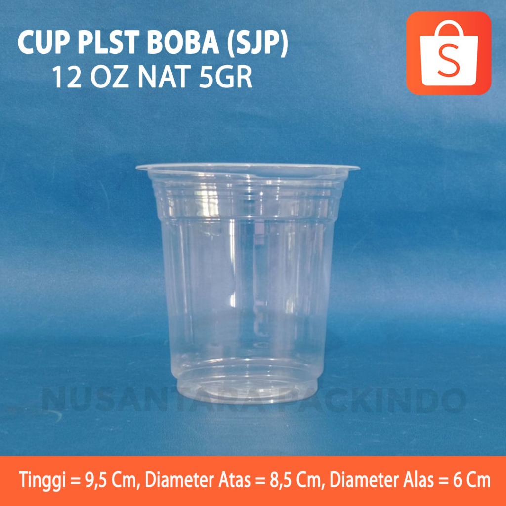 Jual Gelas Boba Cup 12oz ~ 14oz ~ 16 Oz (50pcs) | Shopee Indonesia