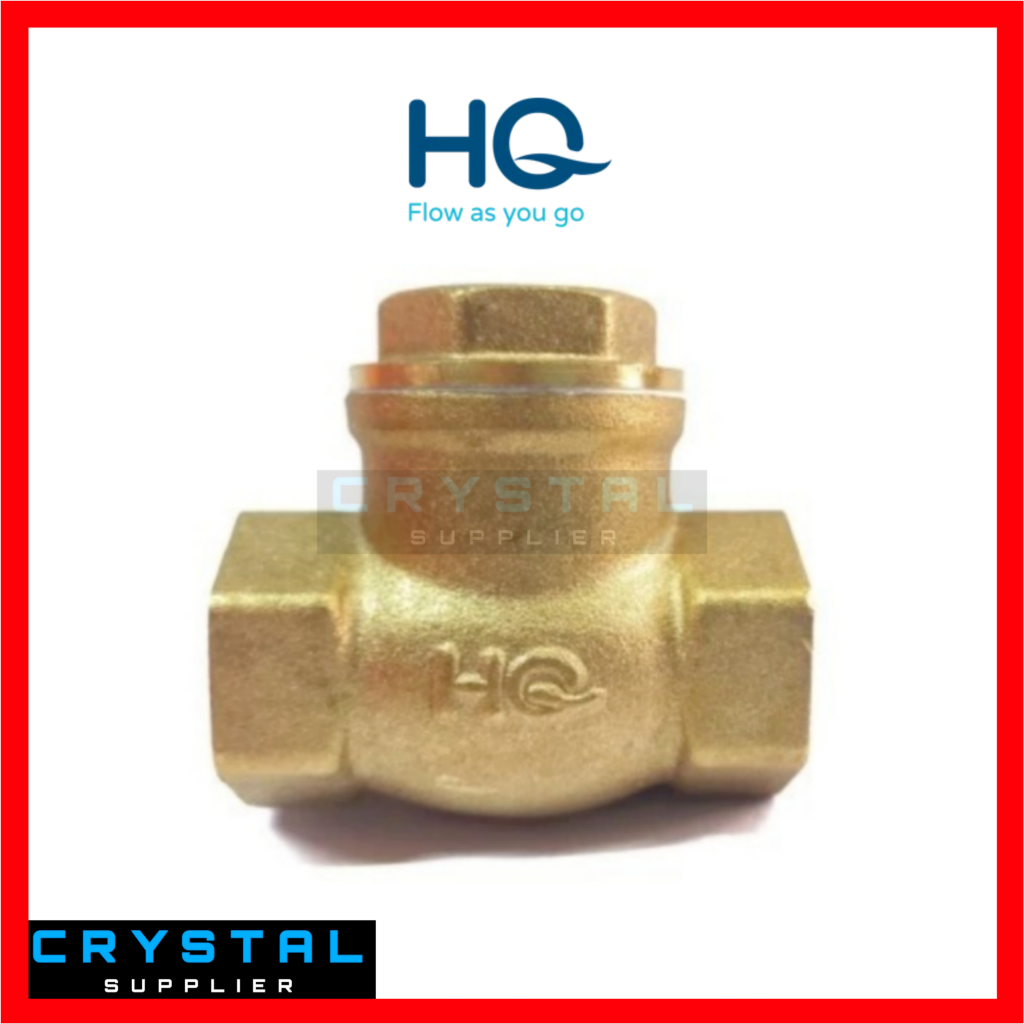 Jual CHECK VALVE 1 1/2" inch HQ Kuningan / Cek Valve Klep Tabo Tabok ...