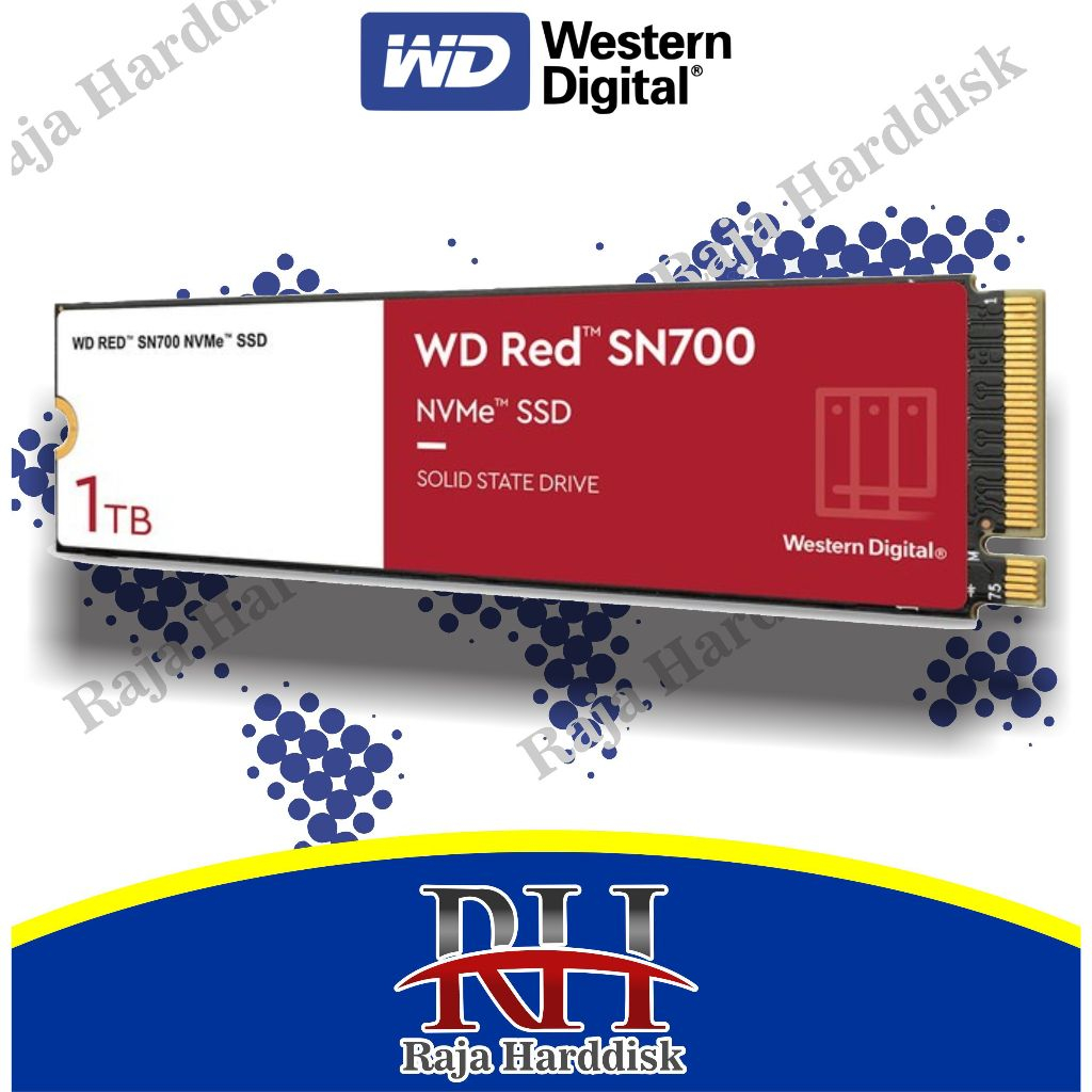 Jual WD Red SSD NAS SN700 M.2 Pcie Gen3 Nvme 2280 500GB - WD M2 500 GB ...