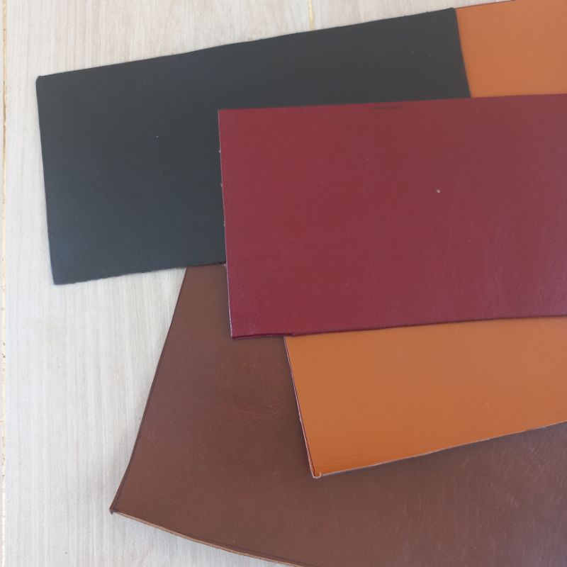 Jual Leather Pull Up Kulit Sapi Asli Original Lembaran Potongan Kecil ...